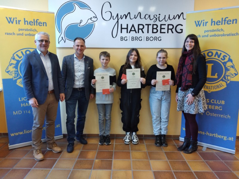 Preisverleihung am Gymnasium Hartberg – Gymnasium Hartberg