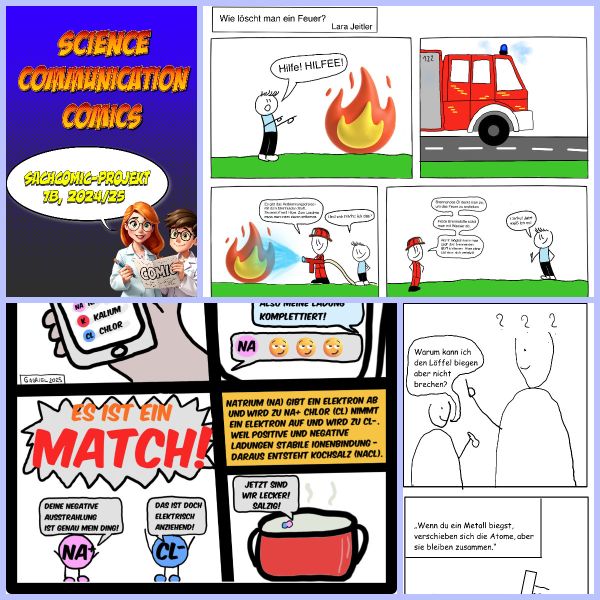 „Science Communication Comics“ der 7Bn – Gymnasium Hartberg